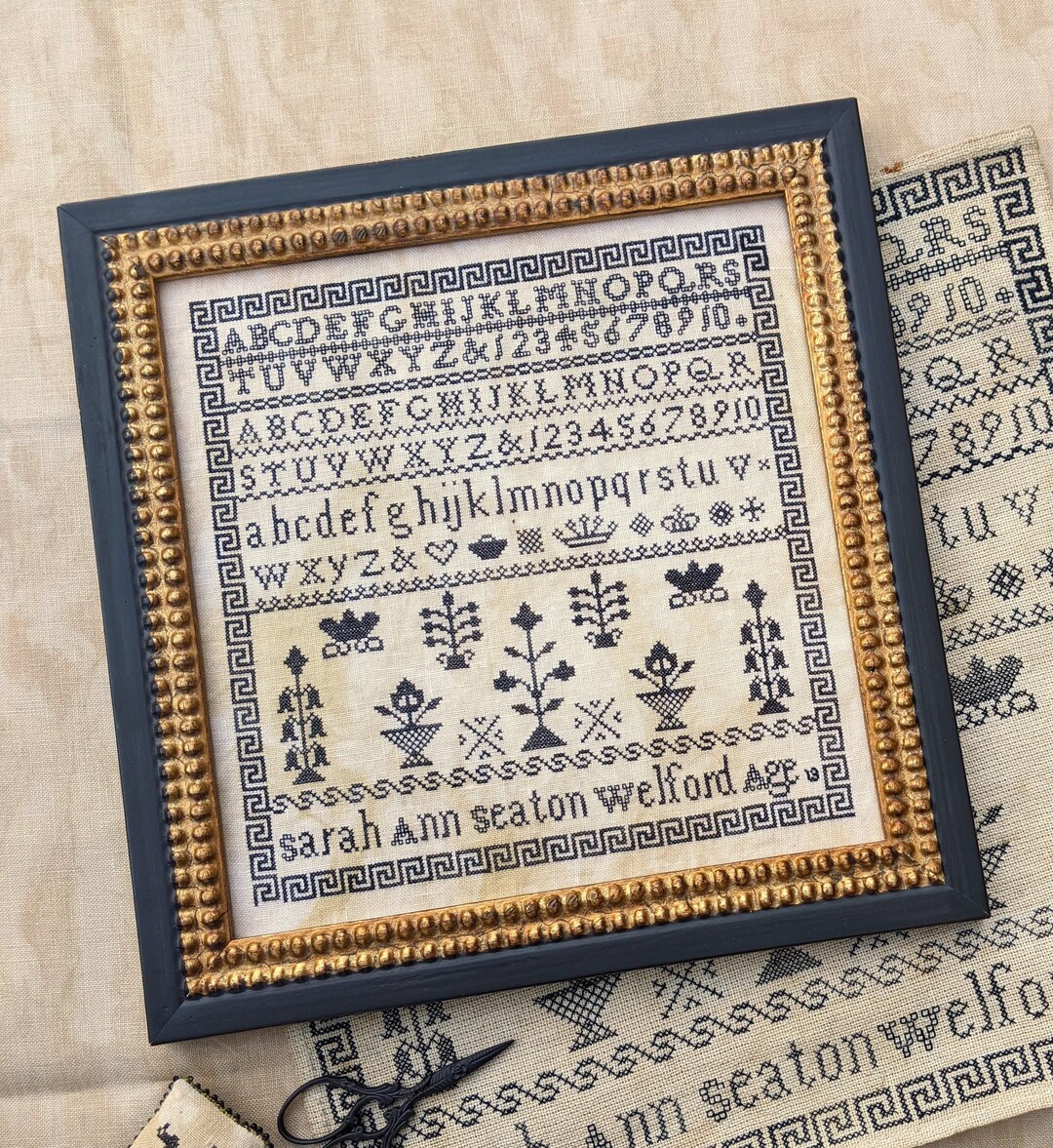 SARAH Ann SEATON by Lila's Studio / Cross Stitch Chart / Pattern Only ...