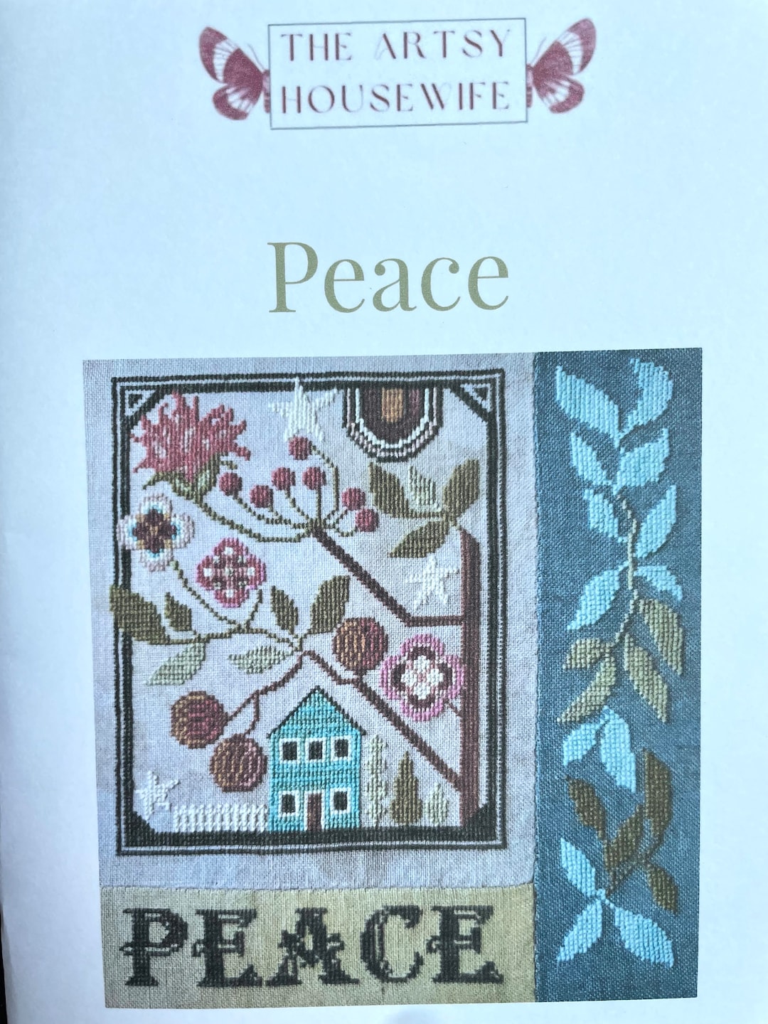 GRACE / PEACE / Attributes Series by the Artsy Housewife / Cross Stitch ...