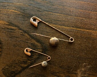 Rusty Safety Pin - Etsy