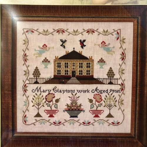 Elizabeth Furniss 1836 / Hands Across the Sea Samplers / Cross | Etsy