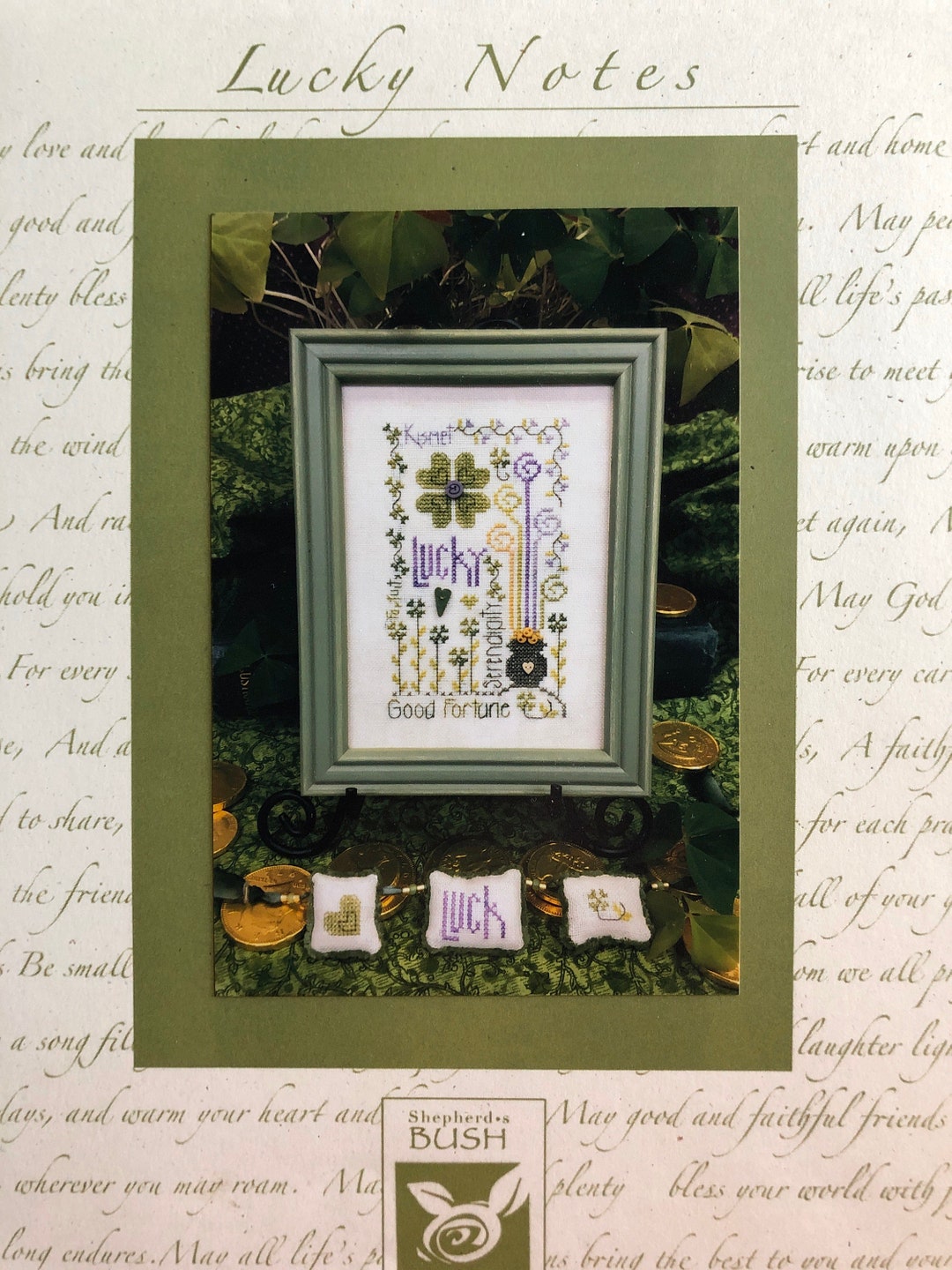 Shepherd’s Bush / LUCKY Notes / Sampler / Cross Stitch Chart ...