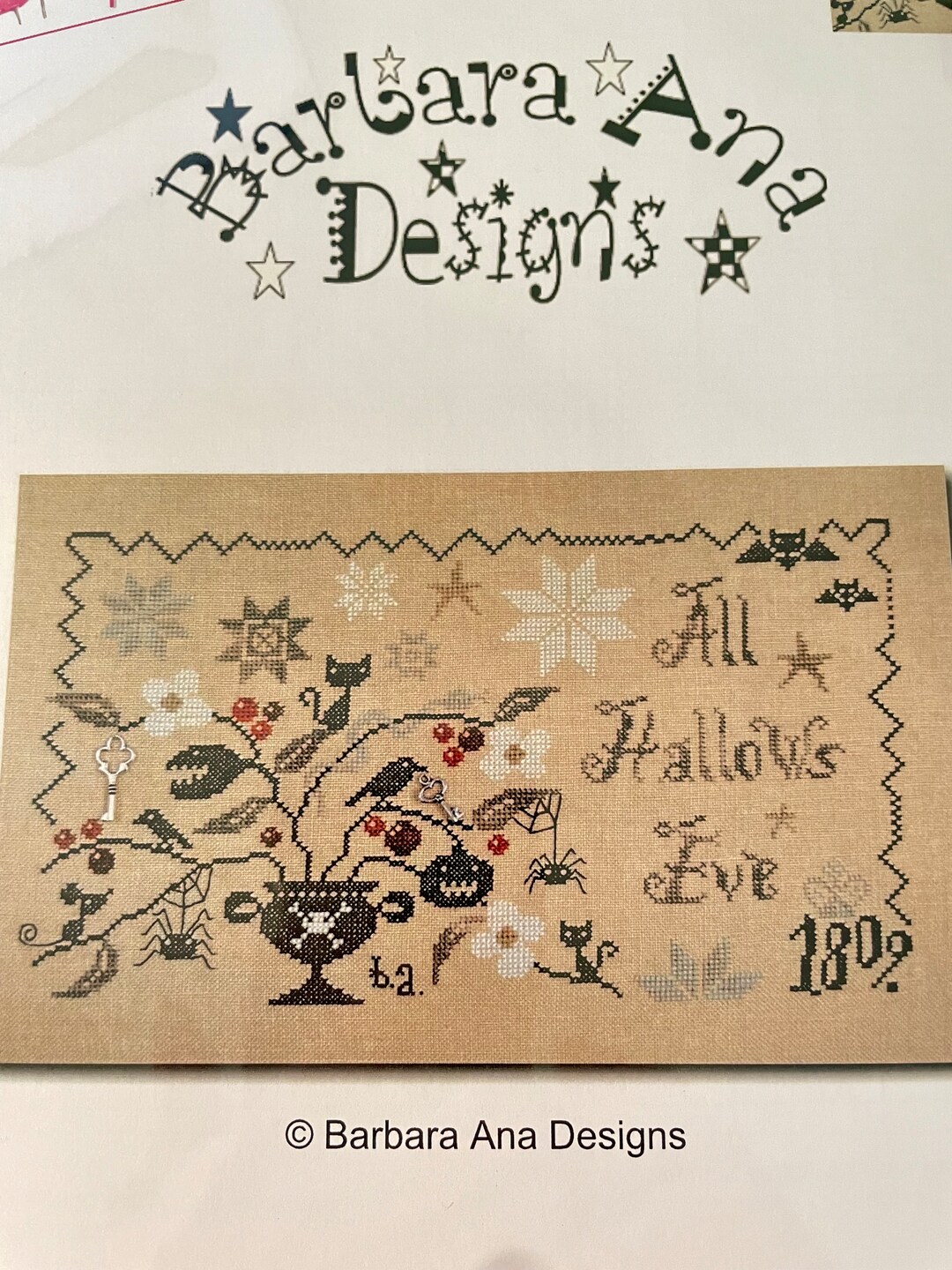 A WICKED PLANT (all Hallows Eve) / Barbara Ana Designs / Stitch Chart ...