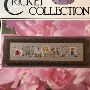 CRICKET COLLECTION spring Counted Cross Stitch - Etsy
