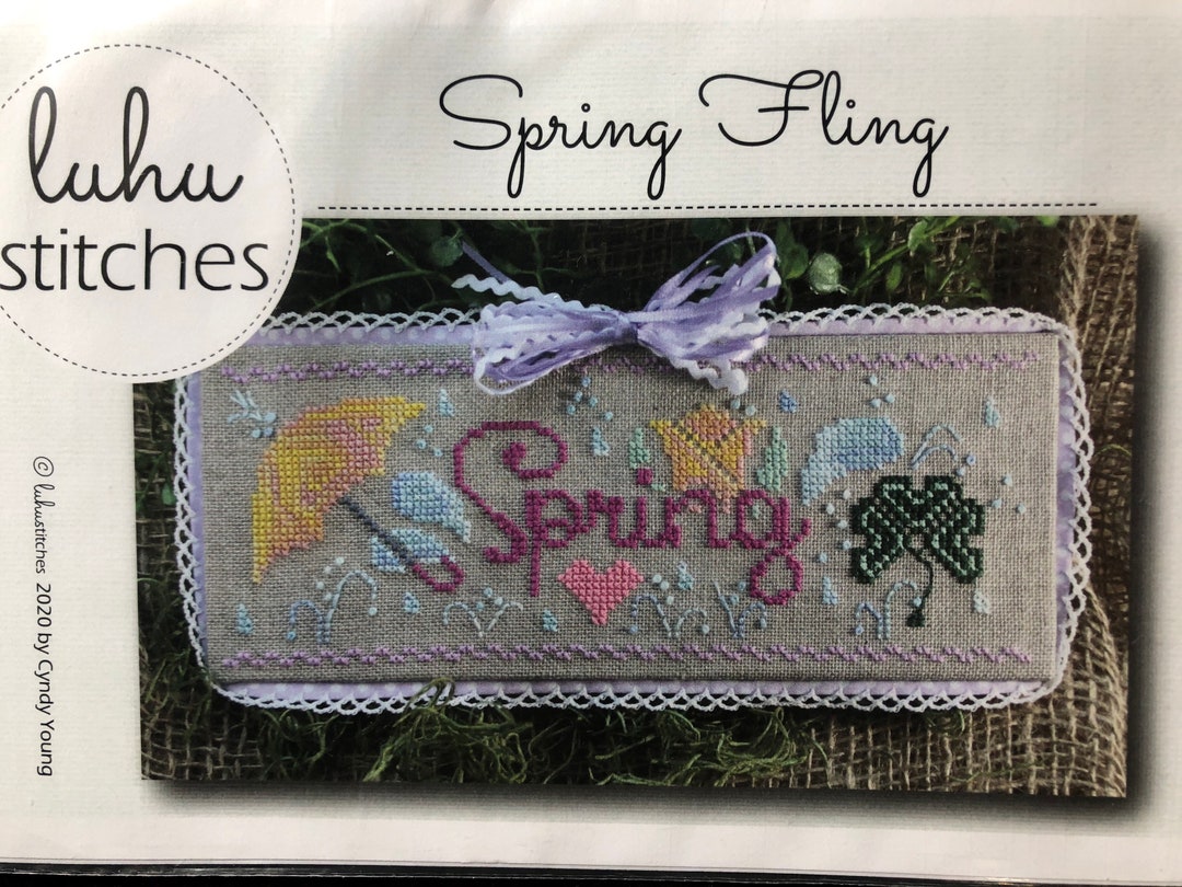 SPRING FLING / Luhu Stitches / Cross Stitch Pattern - Etsy