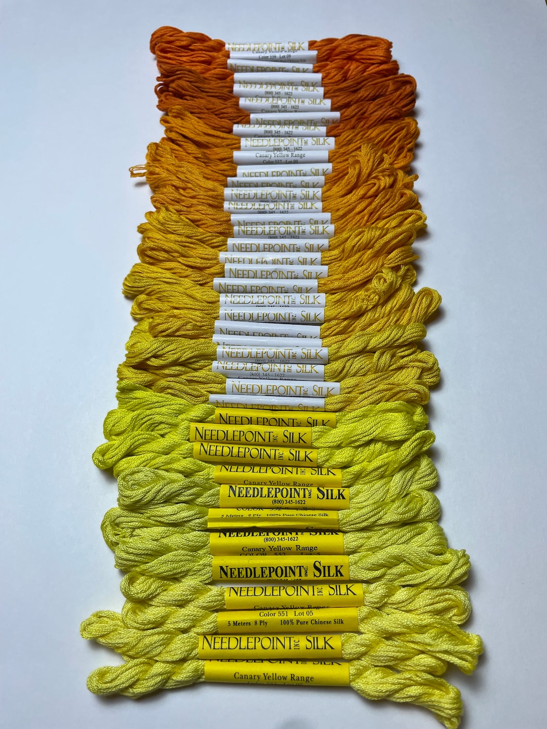 NPI Silk / CANARY YELLOW Range Colors 551-559 - Etsy