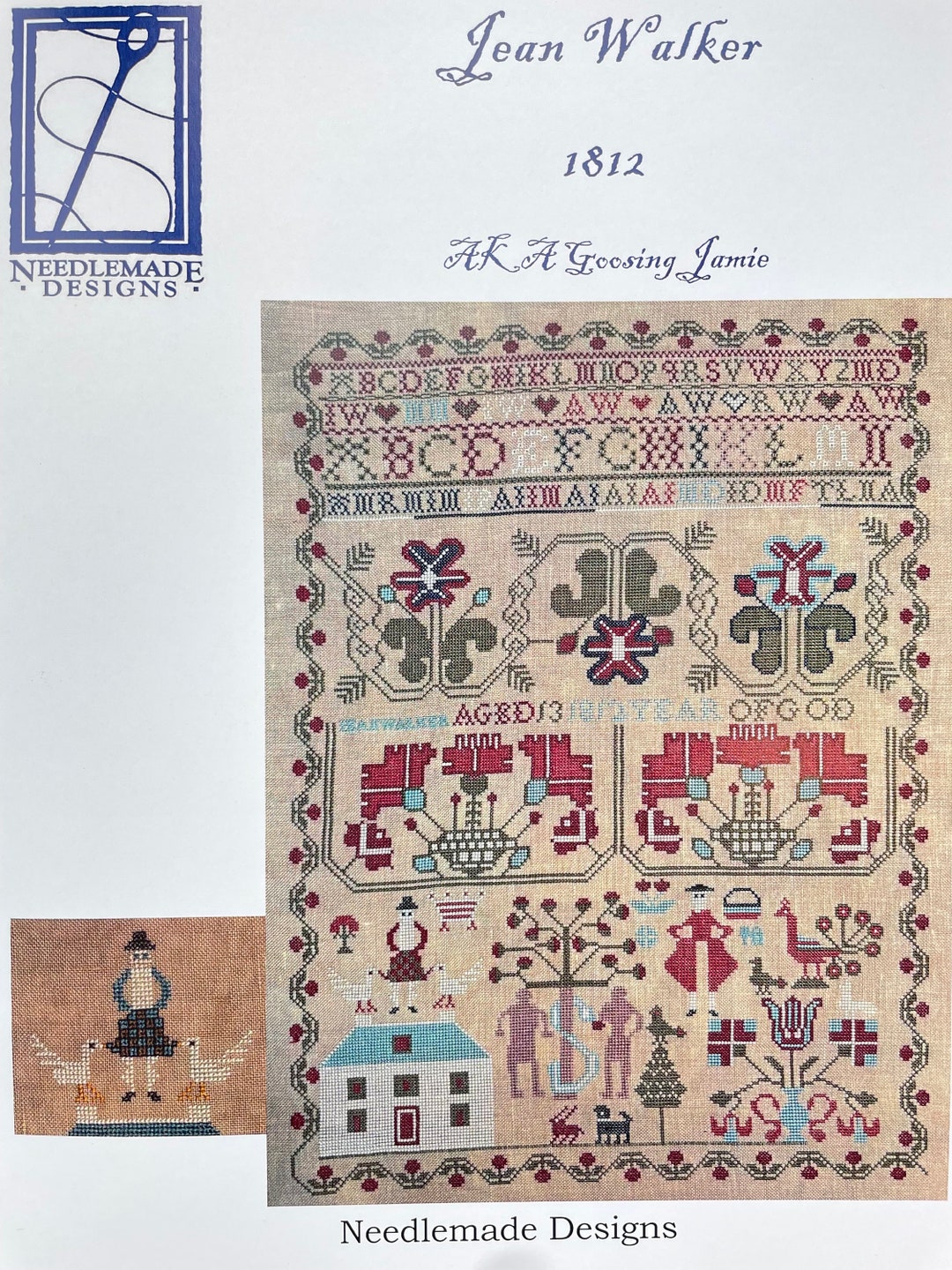 Jean Walker 1812 Presented by Needlemade Designs / Sampler / Cross ...