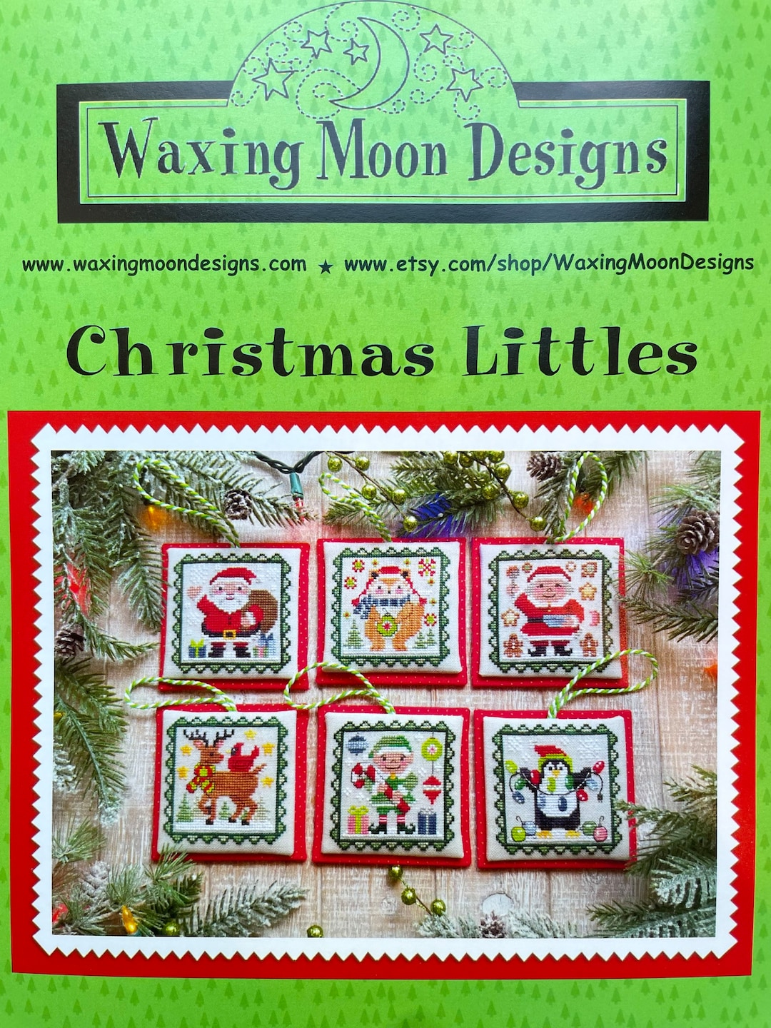 CHRISTMAS LITTLES / Waxing Moon Designs / Cross Stitch Chart / Cross ...