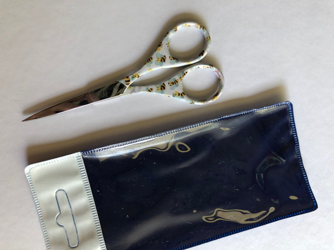 FUN BEES Themed Scissors / Blue or White / Embroidery / Cross Stitch ...