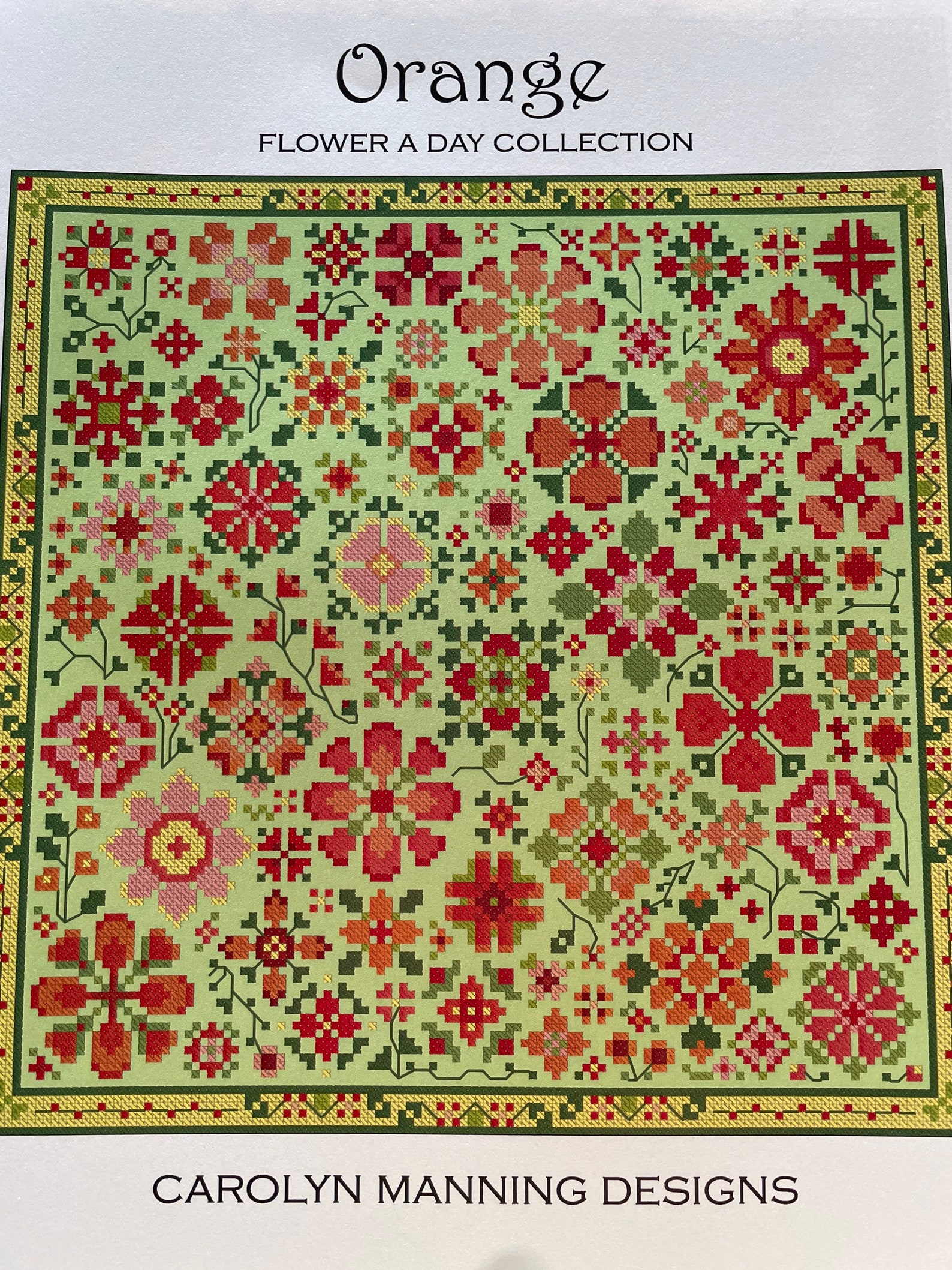 Carolyn Manning Designs / FLOWER a DAY Collection / Cross Stitch Chart ...