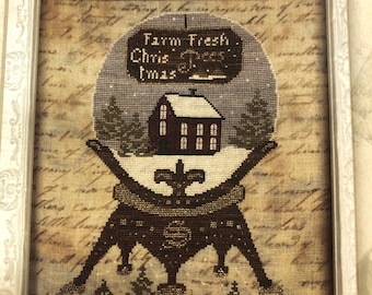 Primitive Hare Cross Stitch | Etsy