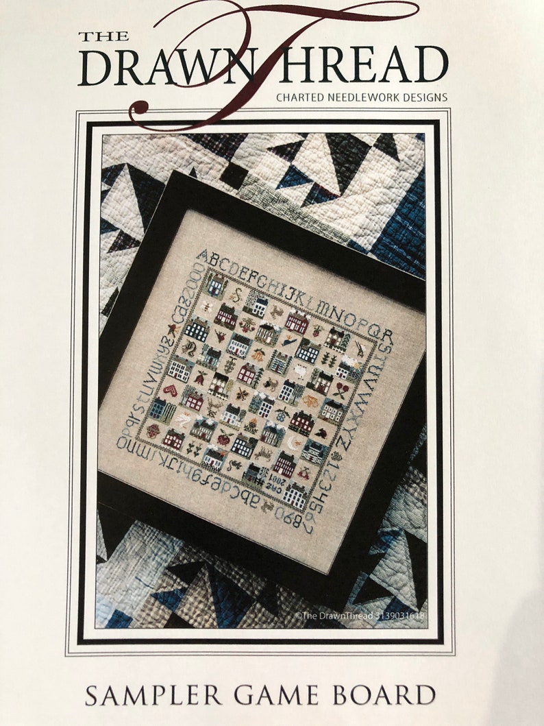 The Drawn Thread/ SAMPLER GAMEBOARD / Sampler/ Cross Stitch - Etsy