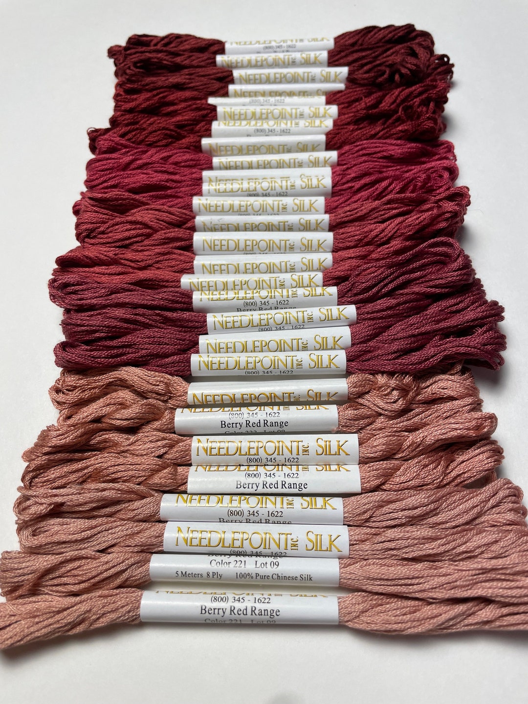 NPI Silk / BERRY RED Range Colors 221-227 - Etsy