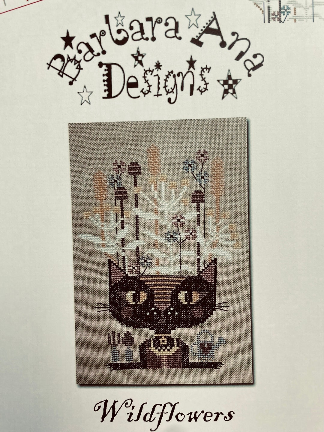WILDFLOWERS / Barbara Ana Designs / Stitch Chart / Counted Cross Stitch ...