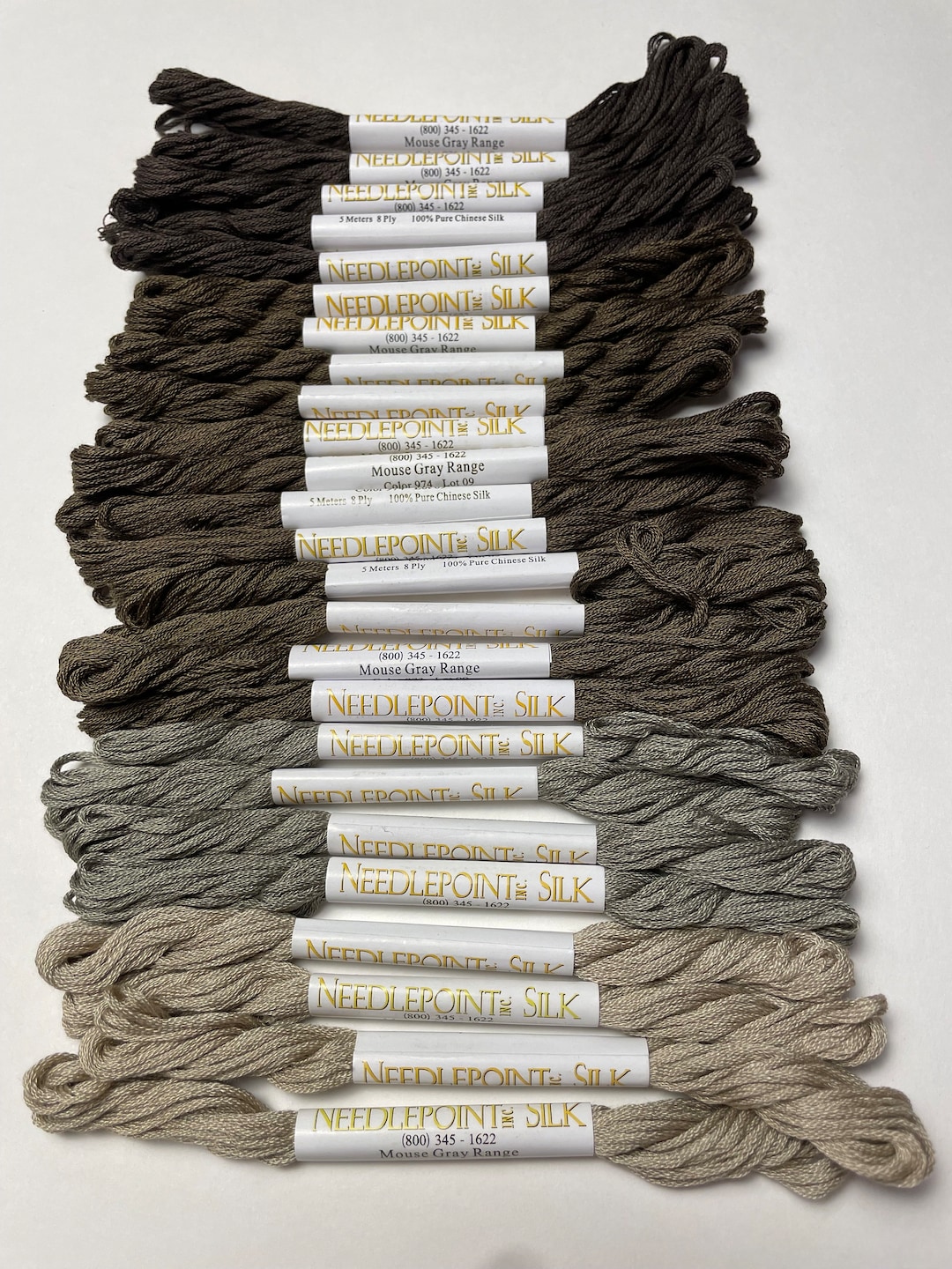 NPI Silk / MOUSE GRAY Range Colors 971-976 - Etsy
