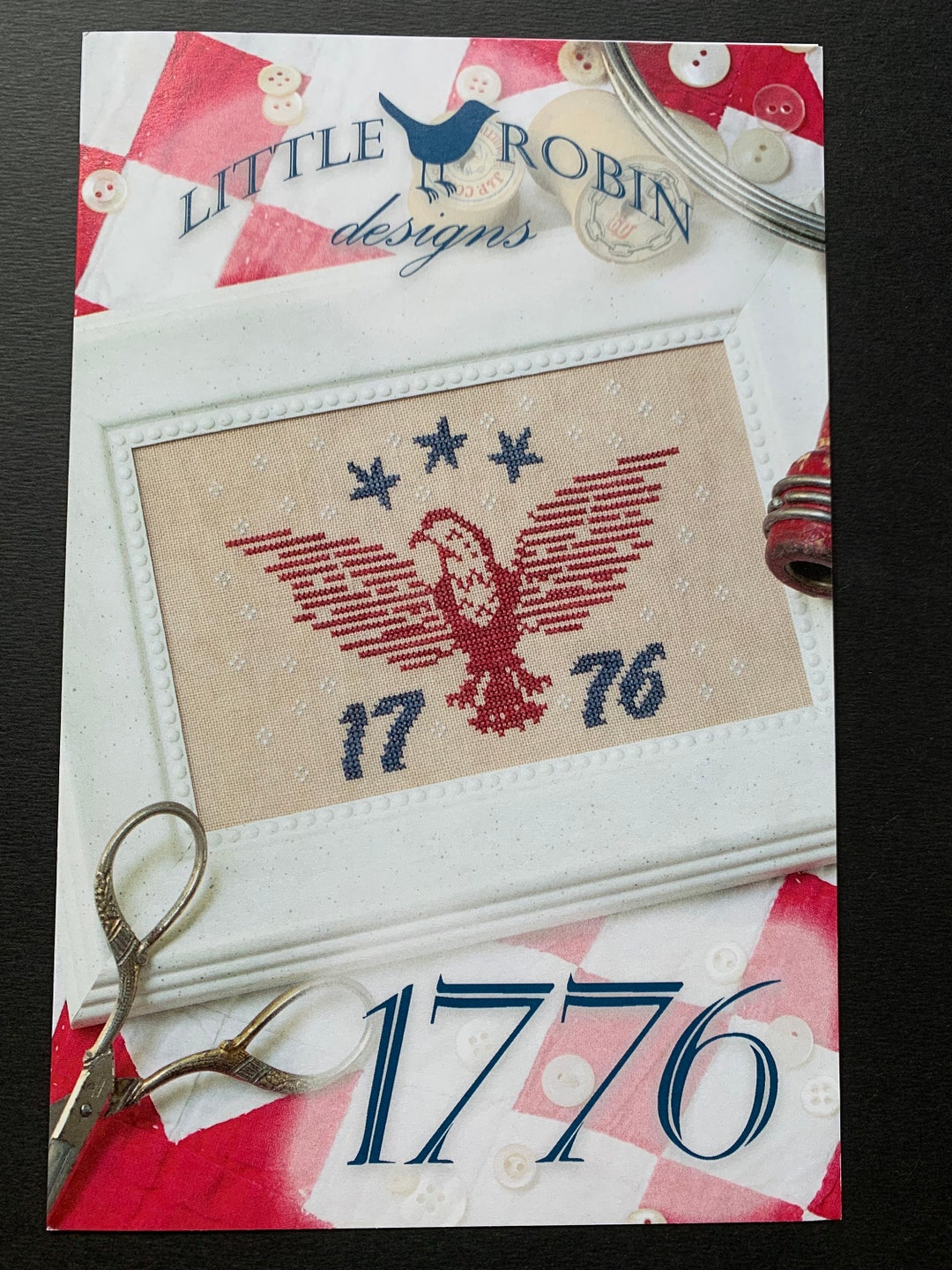 1776 / Little Robin Designs / Cross Stitch Chart / Pattern Only - Etsy