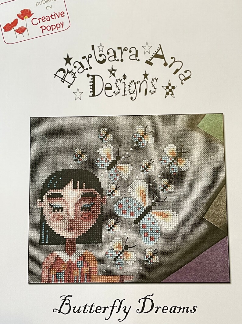 BUTTERFLY DREAMS / Barbara Ana Designs / Stitch Chart / Counted Cross ...