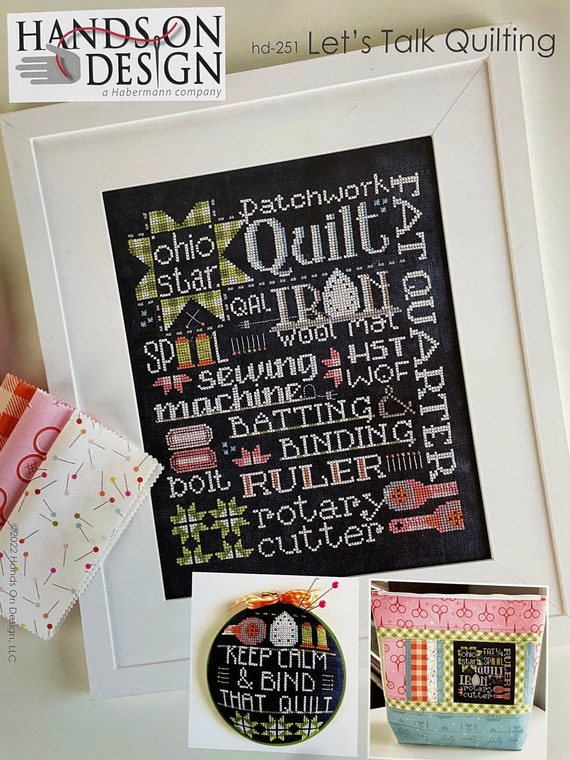 Hands on Design / LETS TALK QUILTING / Chalk Talk /cross | Etsy