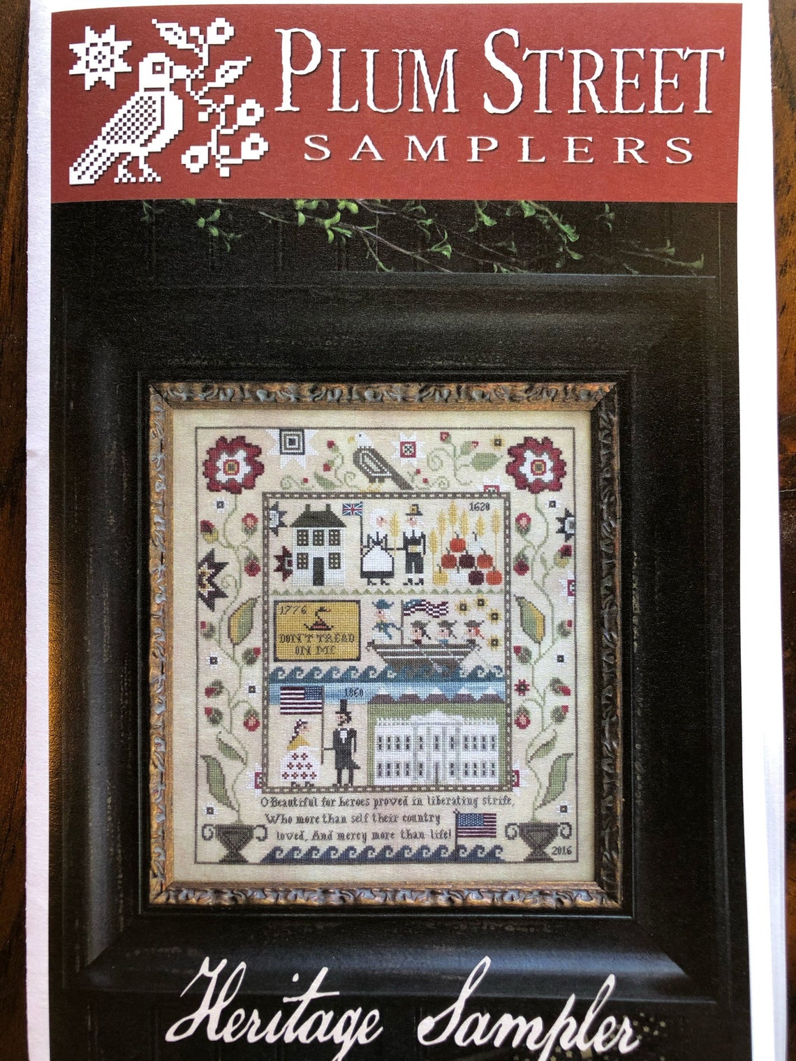 Plum Street Samplers / Heritage Sampler / Cross Stitch Chart / | Etsy