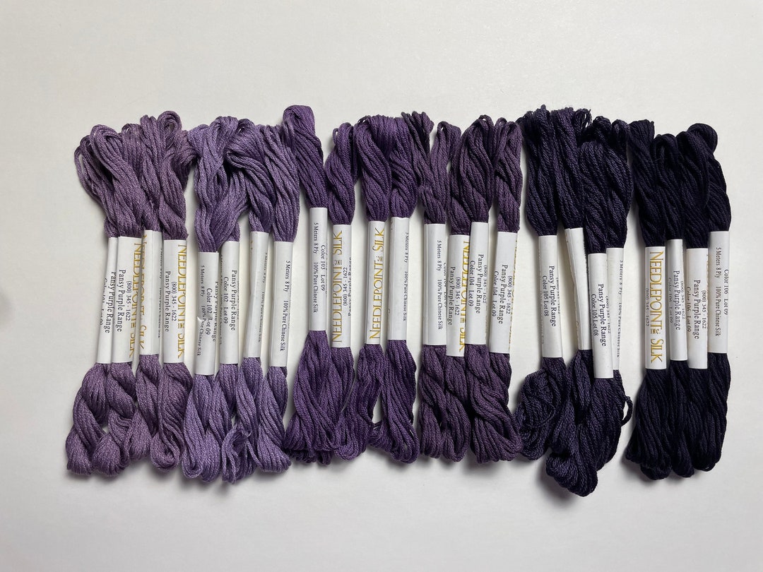 NPI Silk / PANSY PURPLE Range Colors 101-106 - Etsy