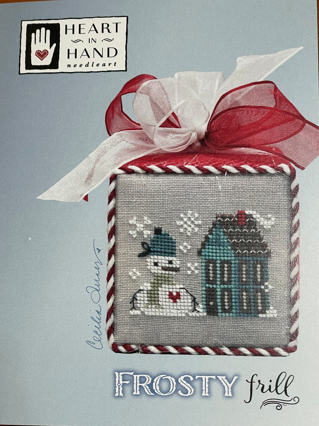 Heart in Hand / FROSTY FRILL / Stitch Chart / Counted Cross Pattern ...