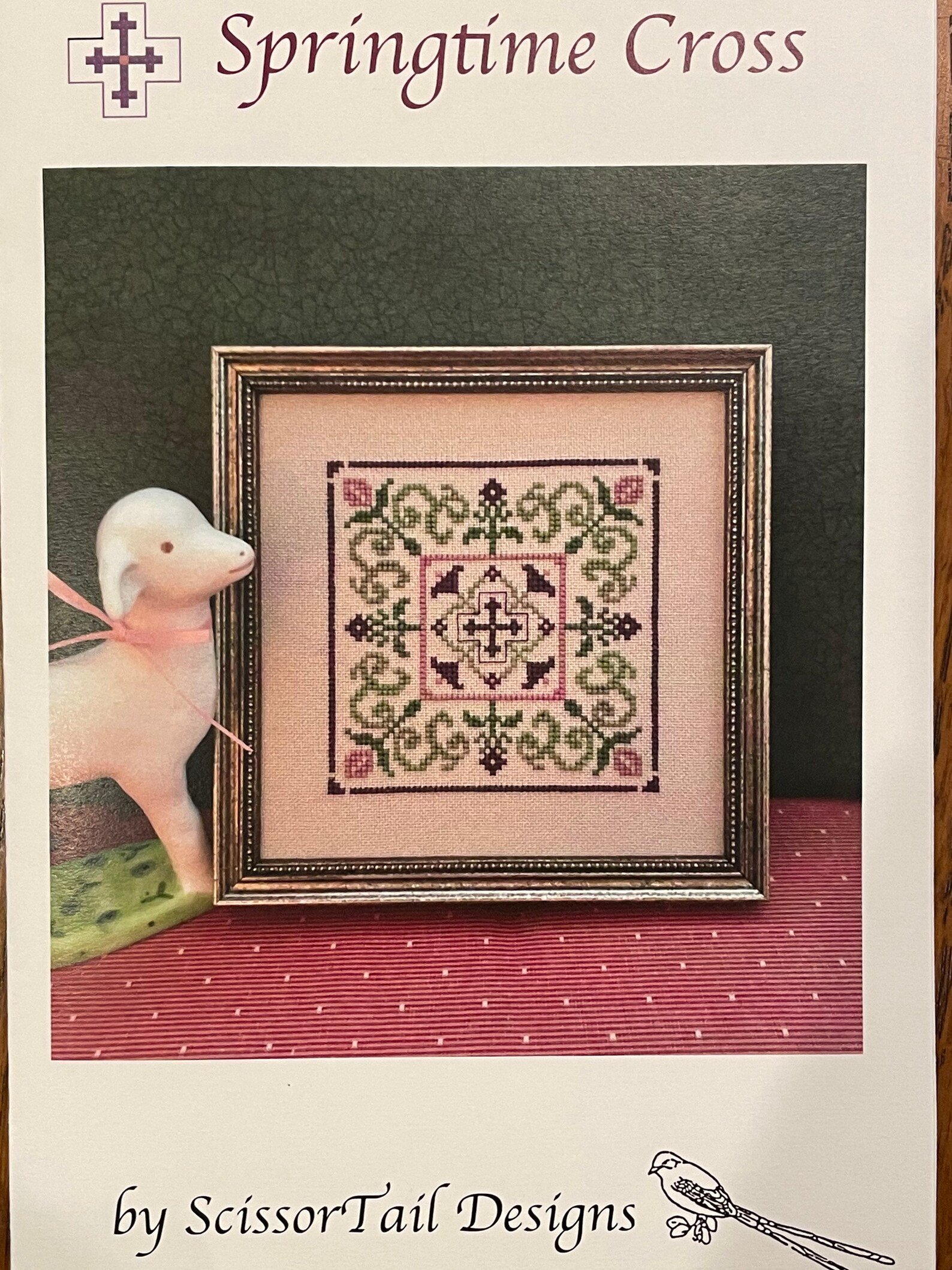 SPRINGTIME CROSS by Scissortail Designs / Cross Stitch Chart / - Etsy