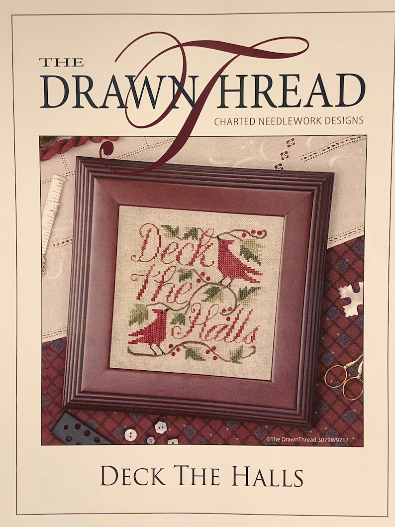The Drawn Thread/ DECK THE HALLS / Cross Stitch Chart / Pattern Only - Etsy