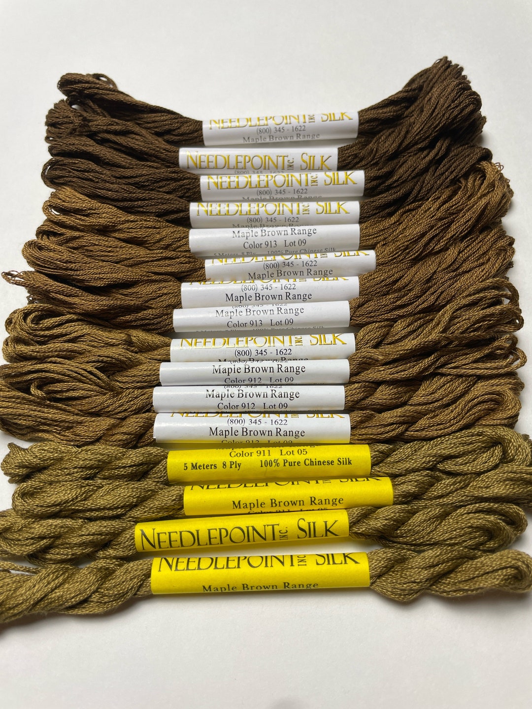 NPI Silk / MAPLE BROWN Range Colors 911-915 - Etsy