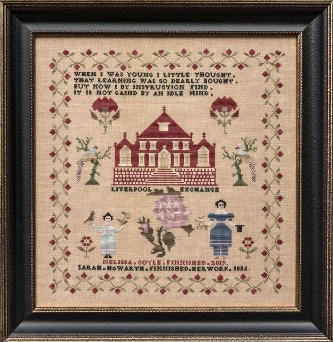 SARAH HOWARTH 1835 / Hands Across the Sea / Cross Stitch Pattern - Etsy