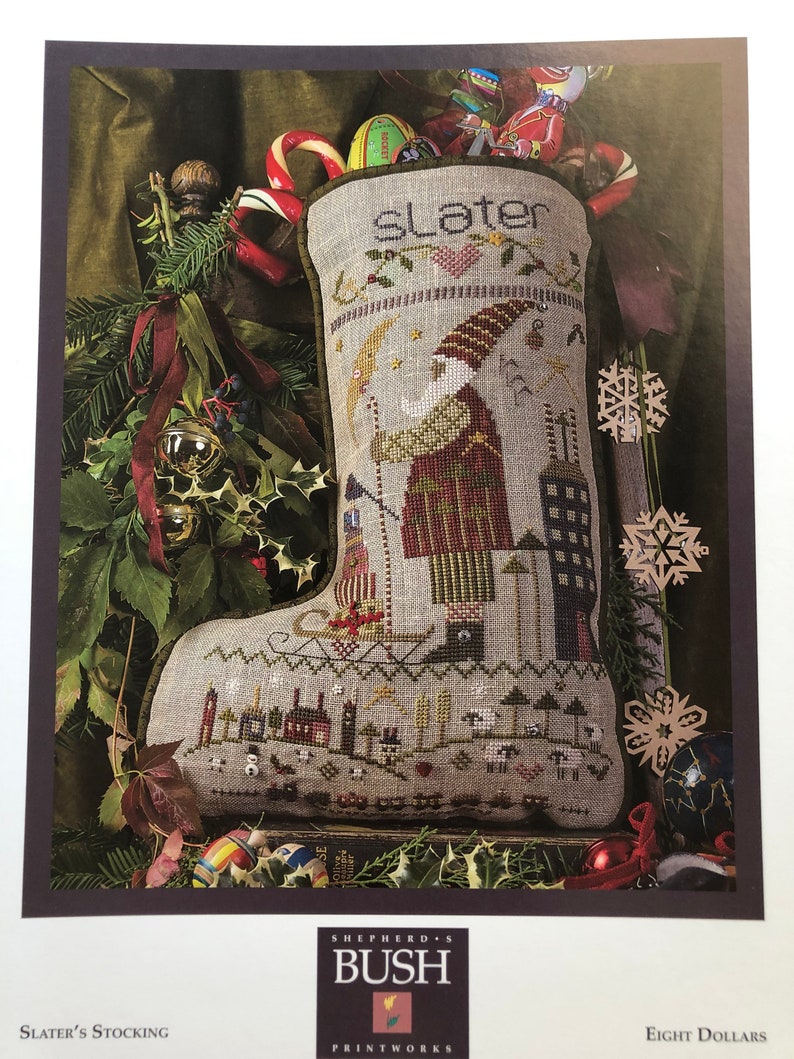 Shepherd's Bush / Slater’s Stocking / Chart or Bead/charms Options - Etsy