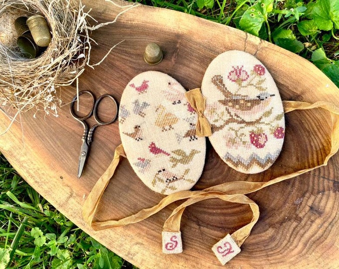 LET LOVE GROW Pinkeep / Stacy Nash Primitives / Cross Stitch Chart / Pattern Only - Etsy