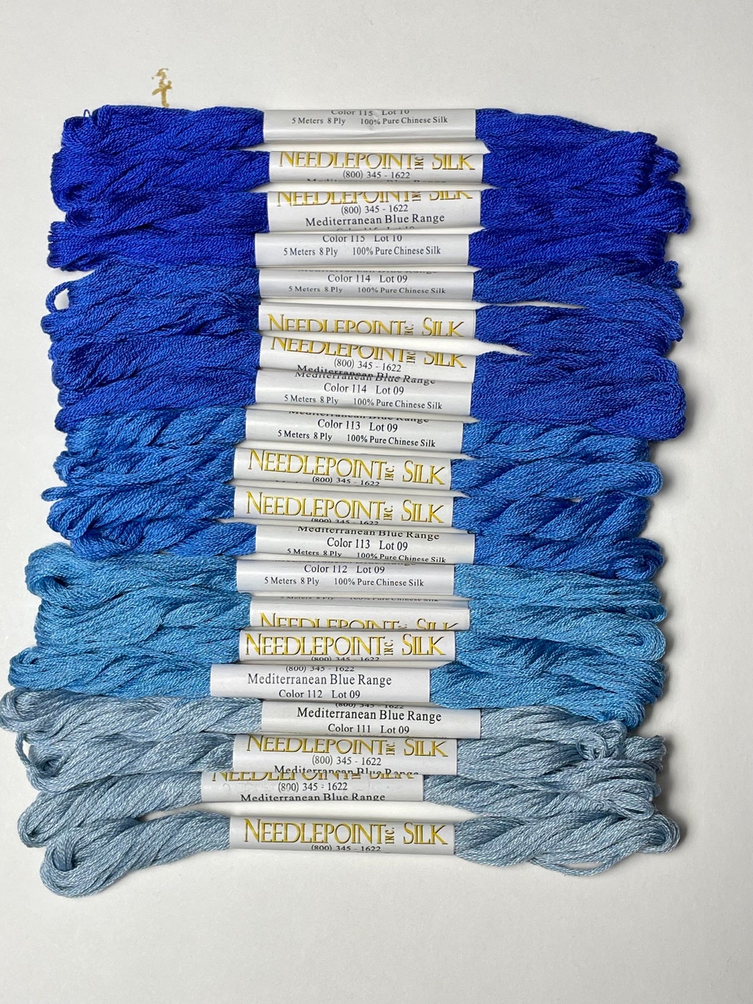 NPI Silk / MEDITERRANEAN BLUE Range Colors 111-115 - Etsy