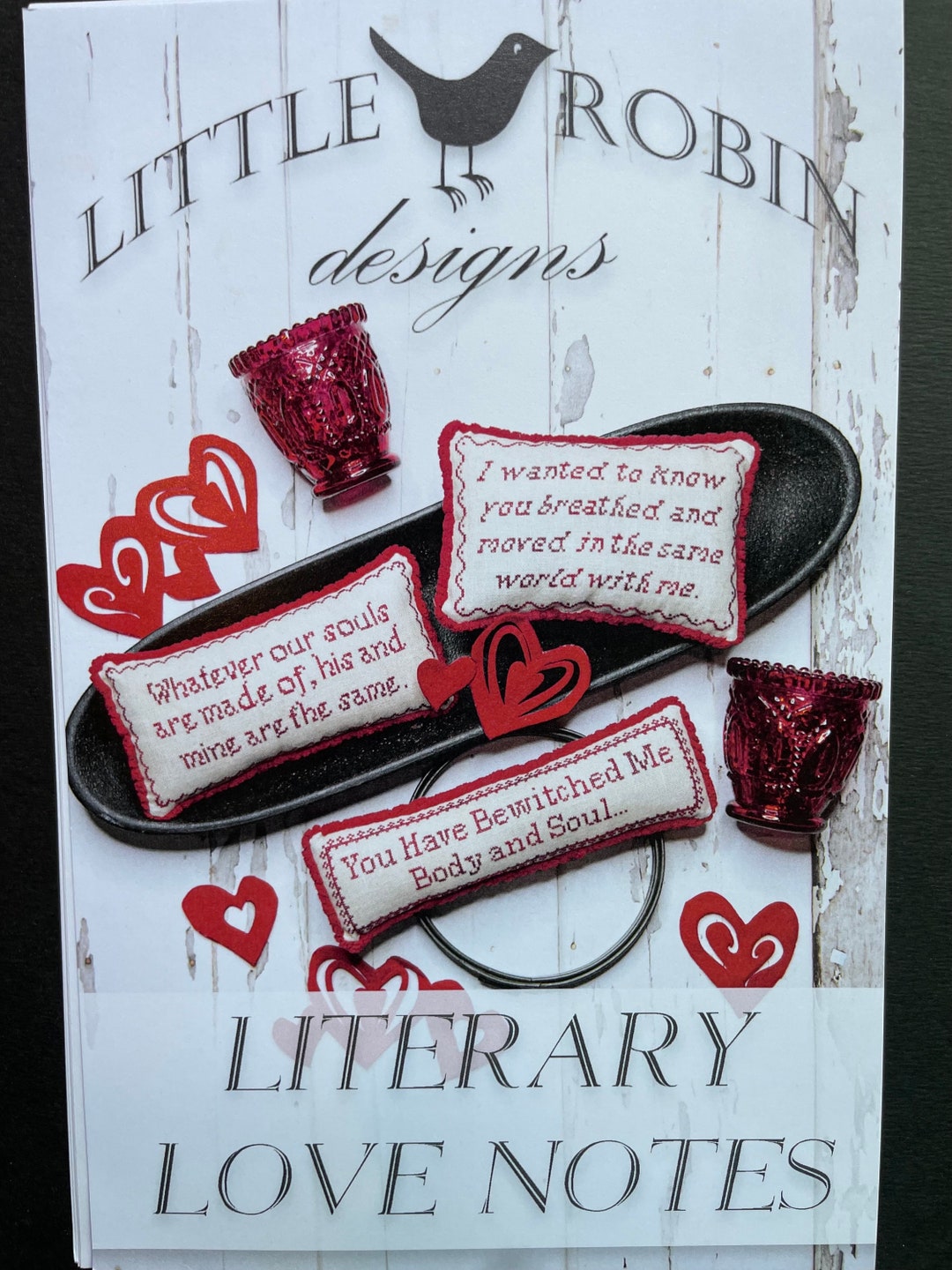 LITERARY LOVE NOTES / Little Robin Designs / Cross Stitch Chart ...