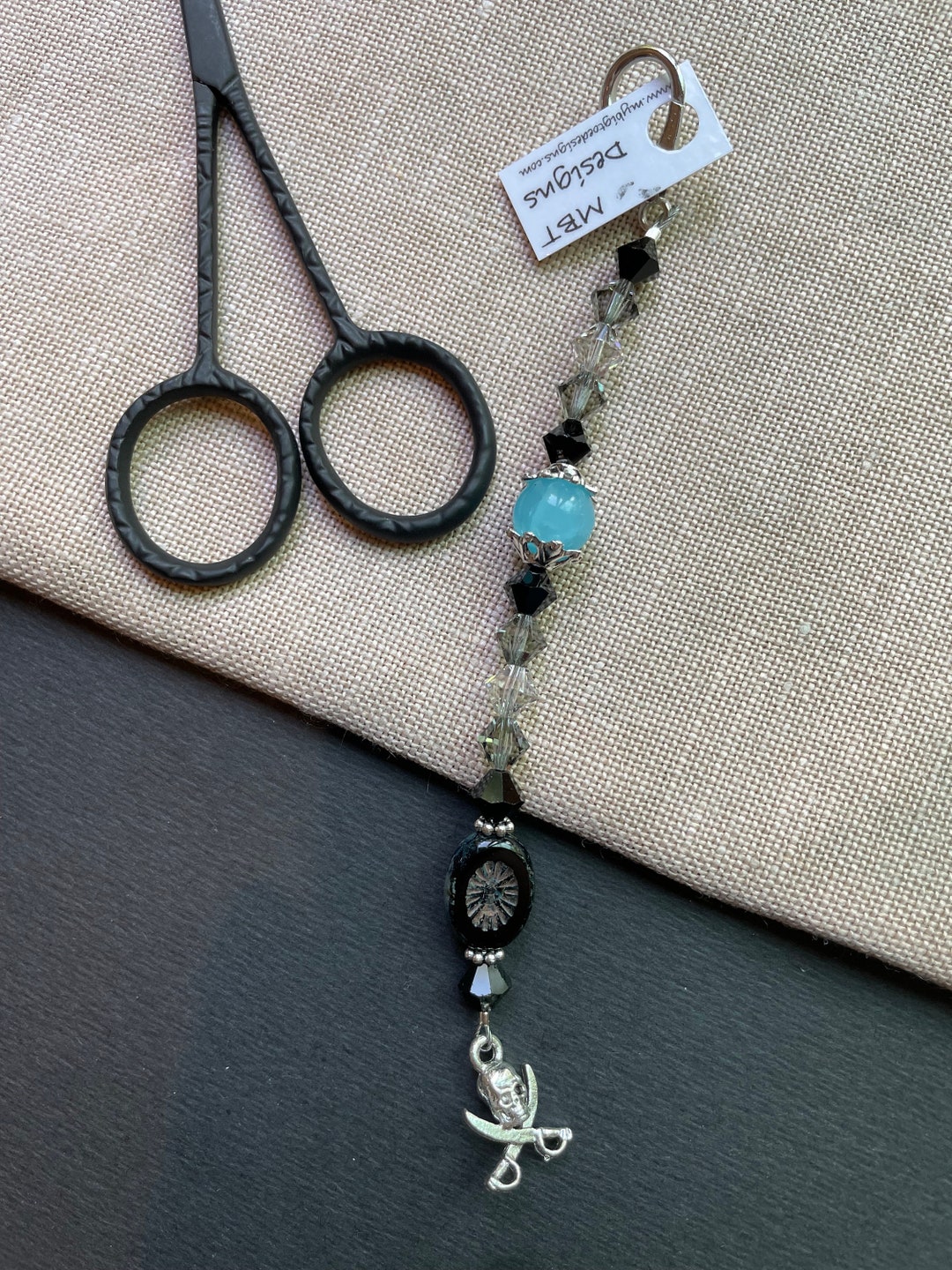 PIRATE Themed Scissor Fob / My Big Toe Designs - Etsy