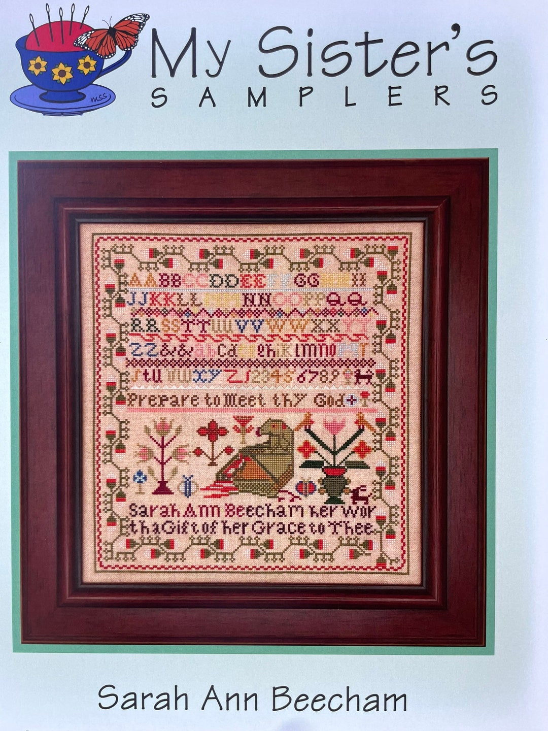 SARAH ANN BEECHAM / My Sister’s Samplers / Cross Stitch - Etsy