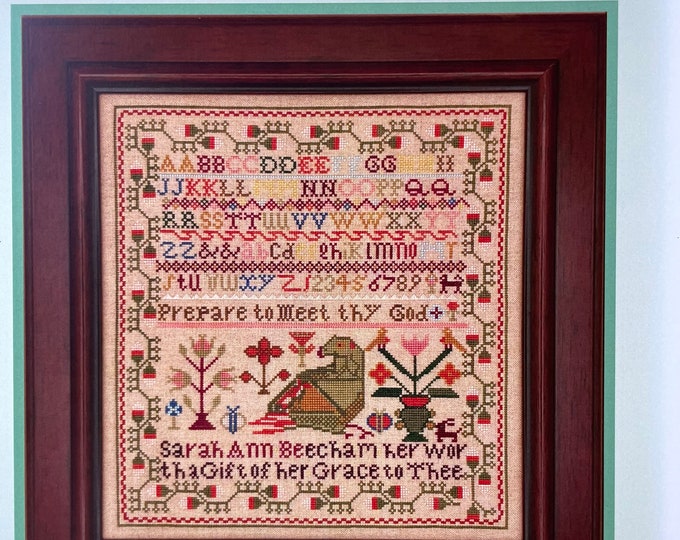 SARAH ANN BEECHAM / My Sisters Samplers / Cross Stitch - Etsy