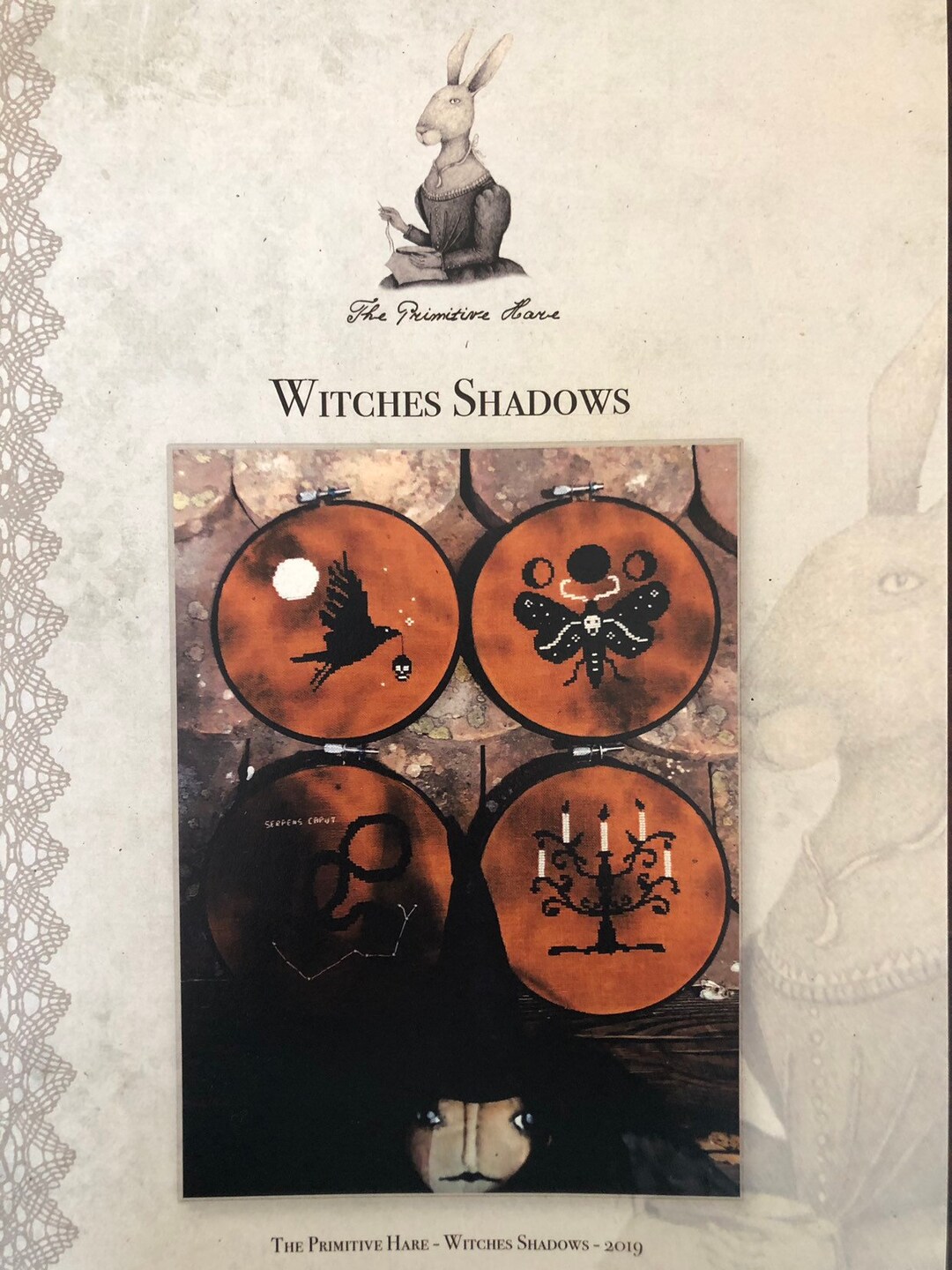 The Primitive Hare / WITCHES SHADOWS /cross Stitch Chart / Counted ...