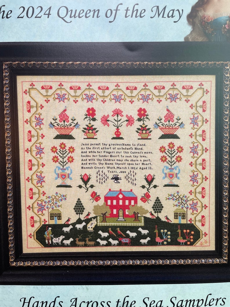 HANNAH GREEN 1826 / Hands Across the Sea Samplers / Cross Stitch Chart ...