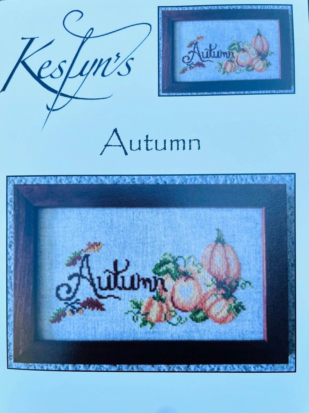 AUTUMN / Keslyn’s / Cross Stitch Chart / Pattern Only - Etsy