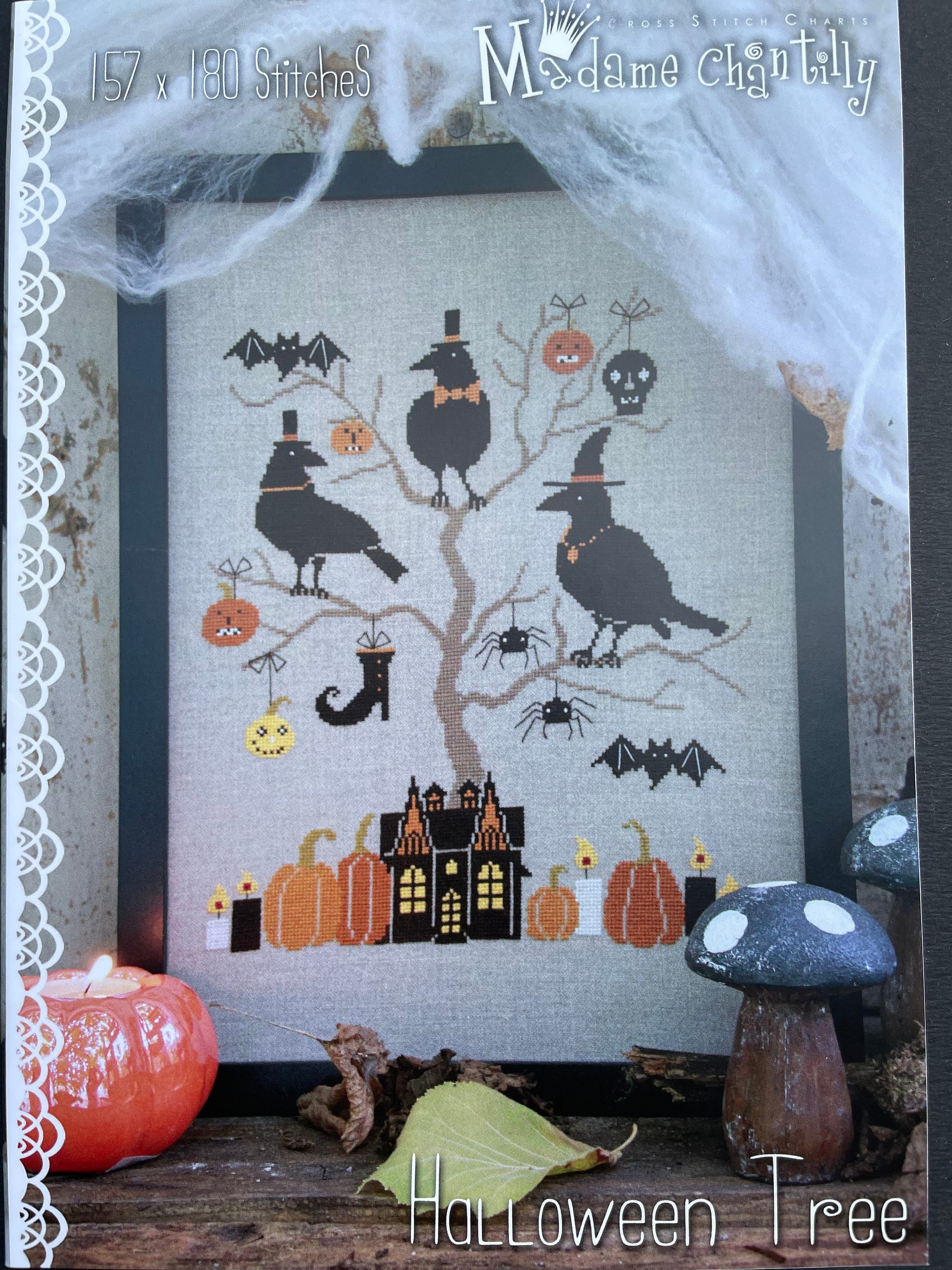 Madame Chantilly / HALLOWEEN TREE / Cross Stitch Chart / Counted Cross ...