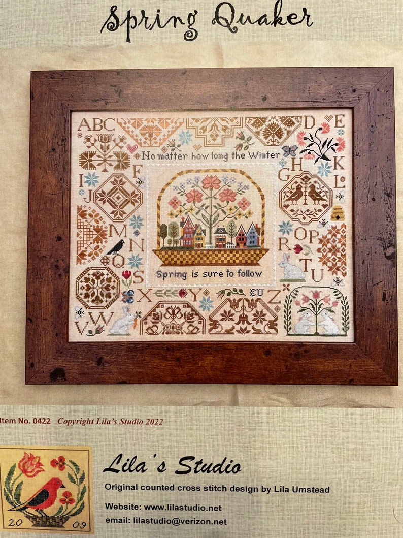 SPRING QUAKER by Lila's Studio / Cross Stitch Chart / Pattern Only - Etsy