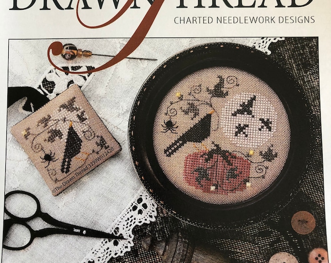 The Drawn Thread/ FULL MOON / Halloween Cross Stitch Chart / Counted ...