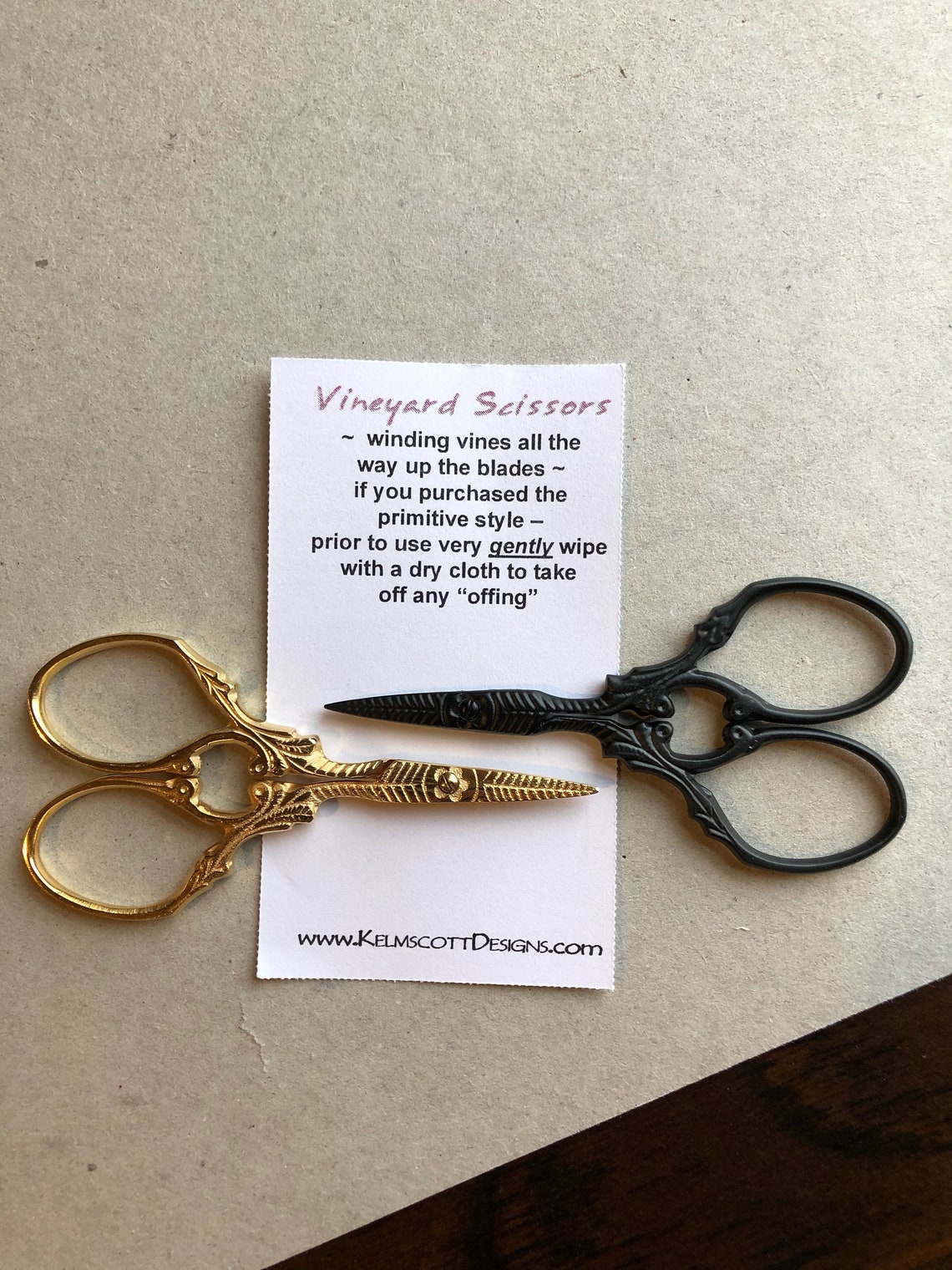 Kelmscott Designs Vineyard Scissors / Embroidery / Cross Stitch / A ...