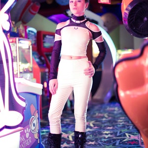 HIGH FREQUENCY SHRUG - Black Mesh Cybergoth Cyberpunk Festival ...