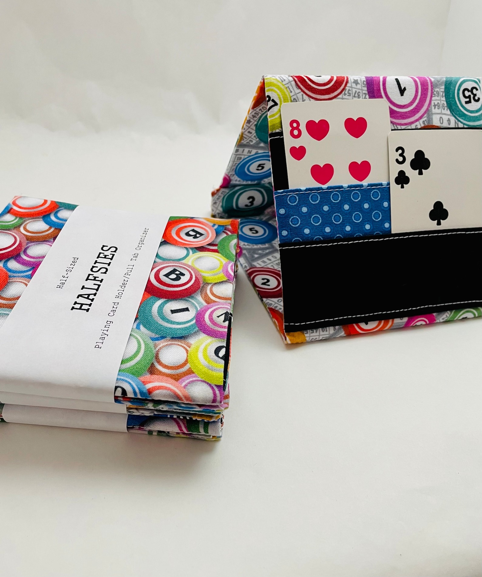 Bingo Pull Tab Mini Holders Set of 4: Half-width Handmade Tab Organizer ...