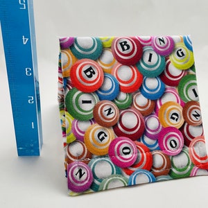 Half Width Shamrocks Bingo Pull Tab Holder, Half Size Clover Print ...