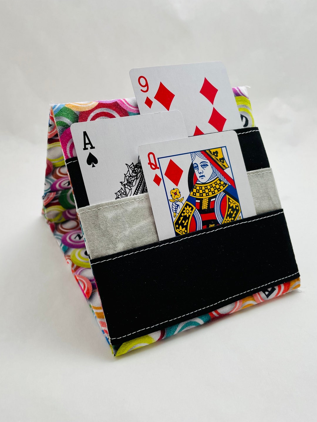 Half Width Bingo Balls Print Bingo Pull Tab Holder, Half Size Playing ...