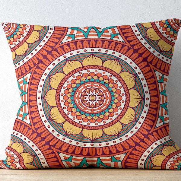 Mandala Pillow - Etsy