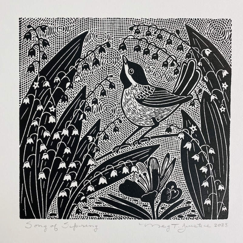Linocut Print - Etsy
