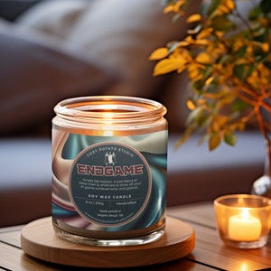 Endgame Soy Candle for Gamer Gift Candle for Geek Container Candle ...