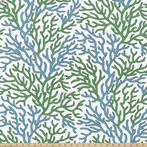 Coral Reef Upholstery Fabric Nautical Fabric by the Yard - Etsy